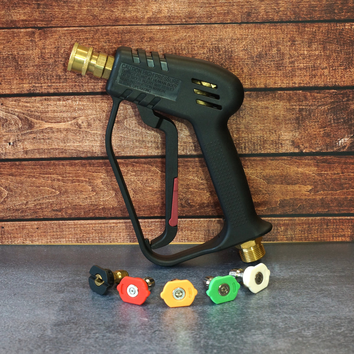 High Pressure QR Gun & Nozzle Kit (Short Trigger) – Bristol Detailing ...