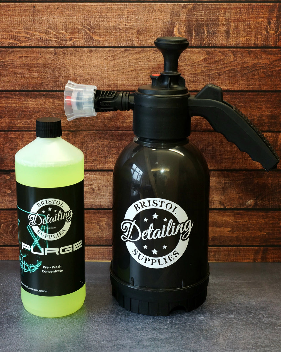 Bristol Detailing Supplies Foamer/Sprayer + 1L Purge Combo